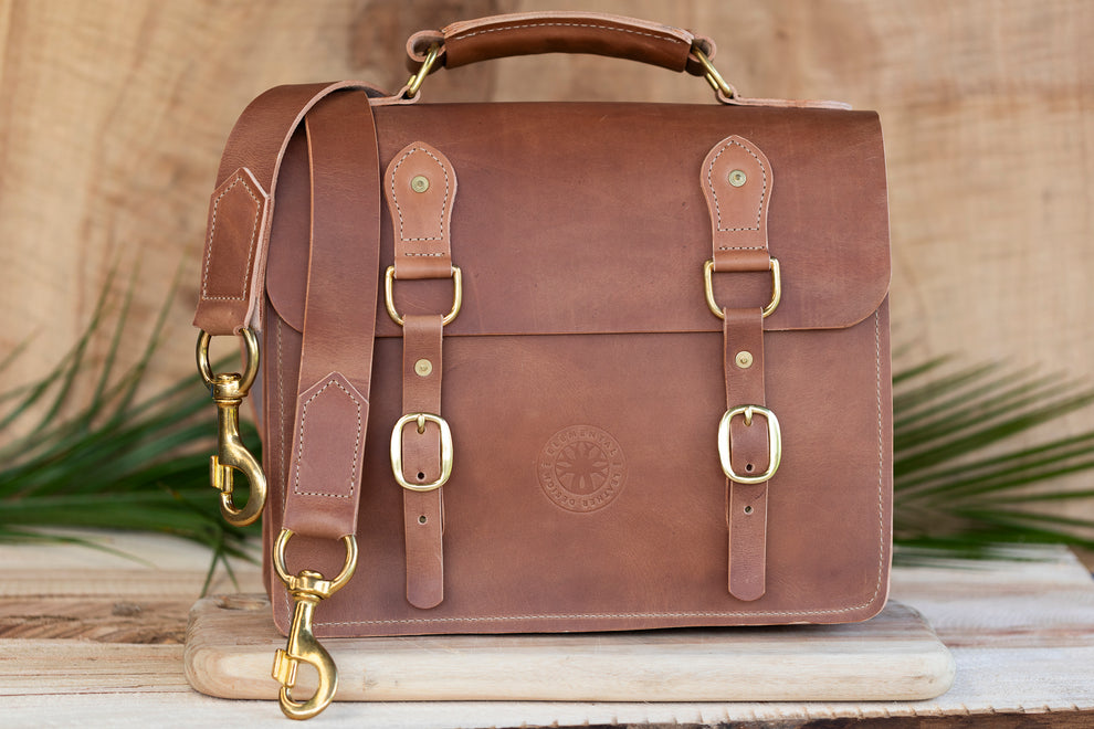 LEATHER BRIEFCASE – Elemental Leather Design
