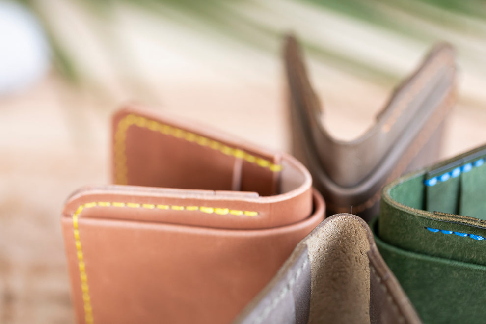 LEATHER WALLET - Medium – Elemental Leather Design