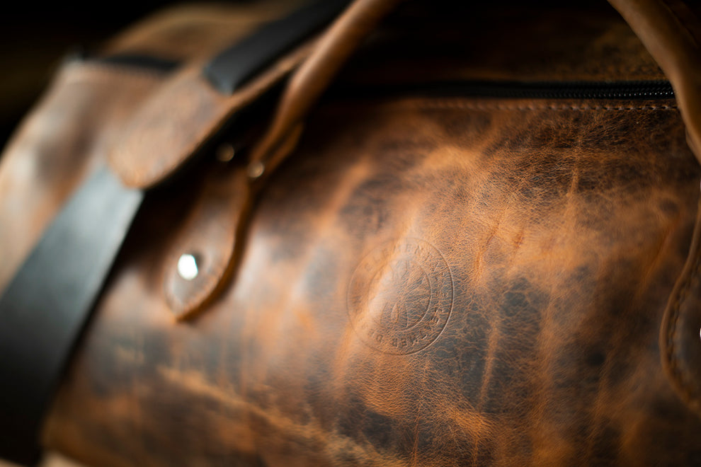 LEATHER DUFFEL BAG - The Weekender – Elemental Leather Design